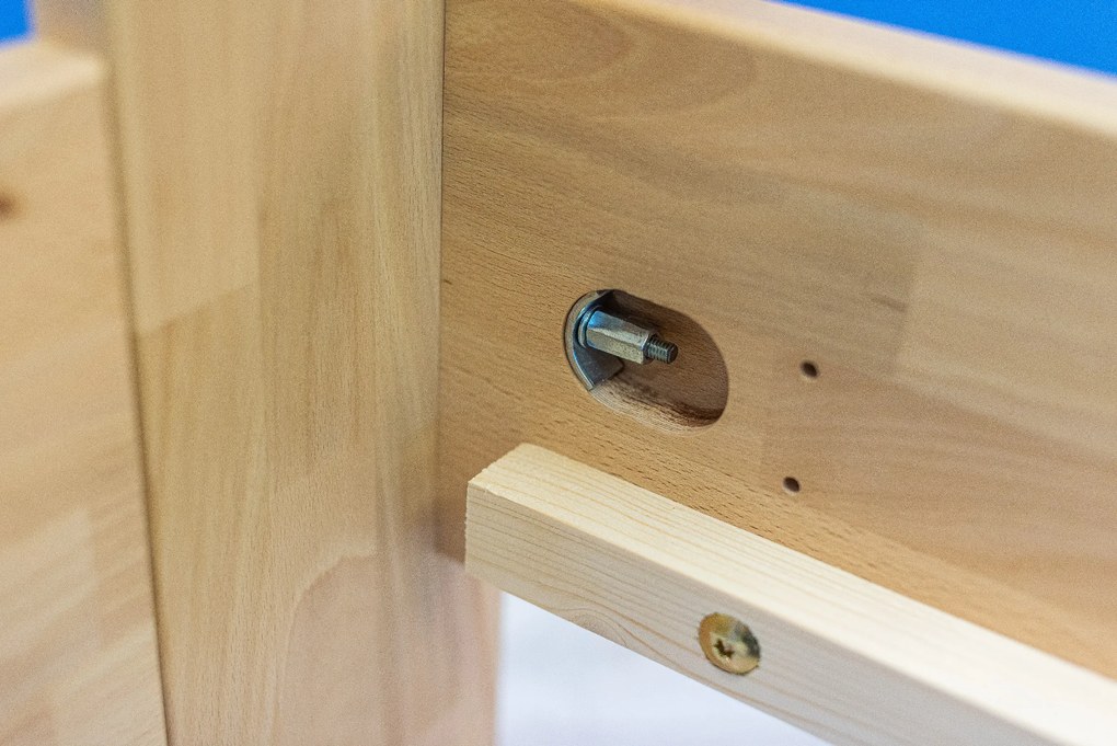 Masivní postel AMANDA - Solwo Design Materiál: Buk cink, Barevne provedení: Olejování přírodní 101/201, Rozměry a jiná specifikace: 140x200