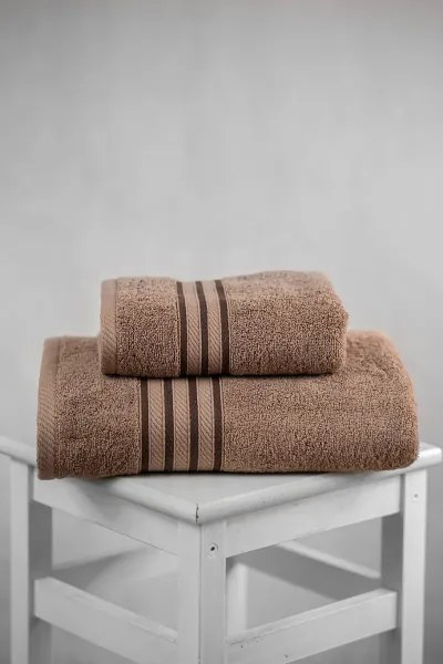 PEMITEX Ručník a osuška RELAX 575 g/m2  Osuška RELAX 70x140 cm světle hnědá