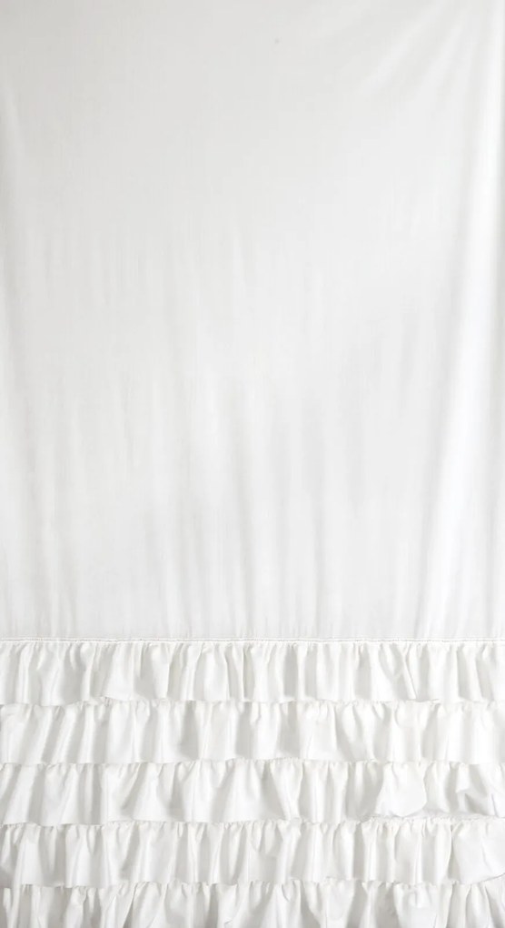 ZATEMŇOVACÍ ZÁVĚS NA PÁSCE CARLI 140X270 CM BÍLÁ