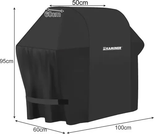 Krycí plachta na zahradní gril - 95 x 100 x 60 cm