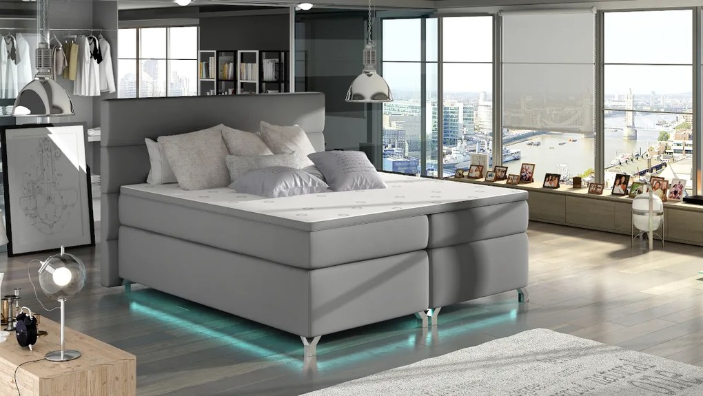 Čalouněná postel BASILIO, bez LED, 180x200, soft029