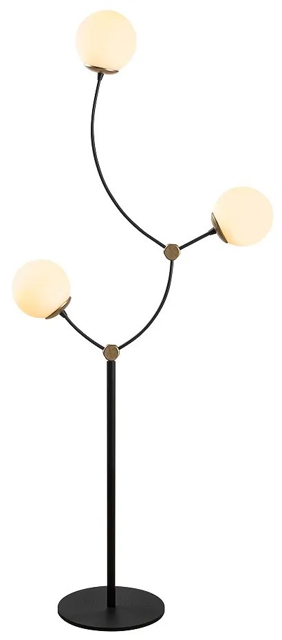 Designová stojanová lampa Ulyciana 151 cm černá