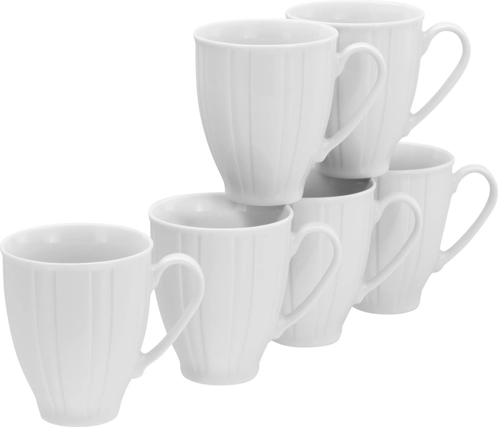 XXXLutz SADA HRNKŮ NA KÁVU porcelán keramika 6dílné Creatable - Kolekce nádobí - 007768136004
