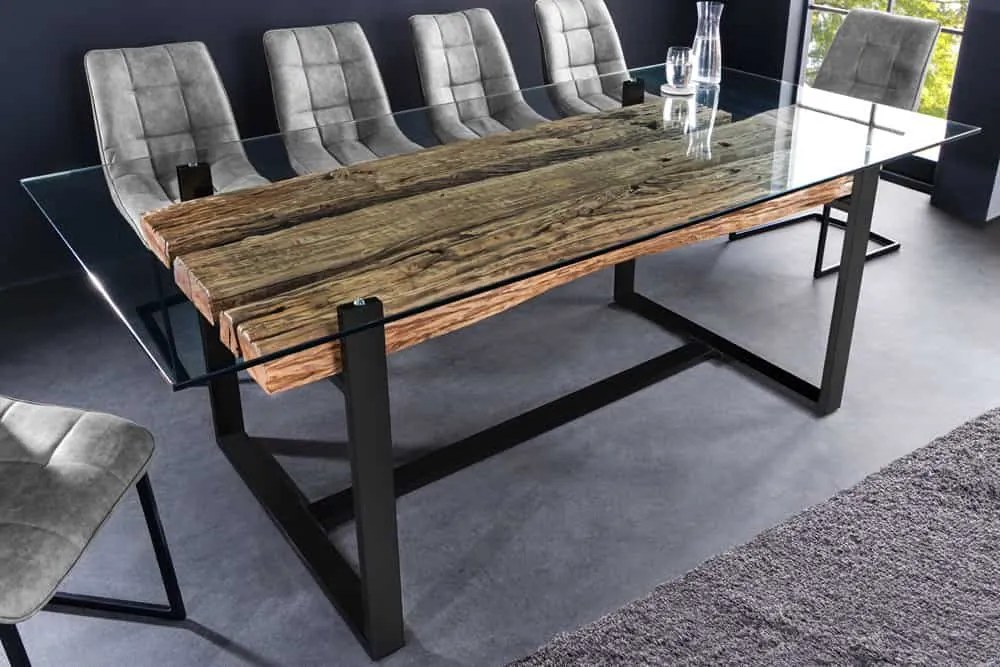 Designový jídelní stůl Shark II 220 cm teak