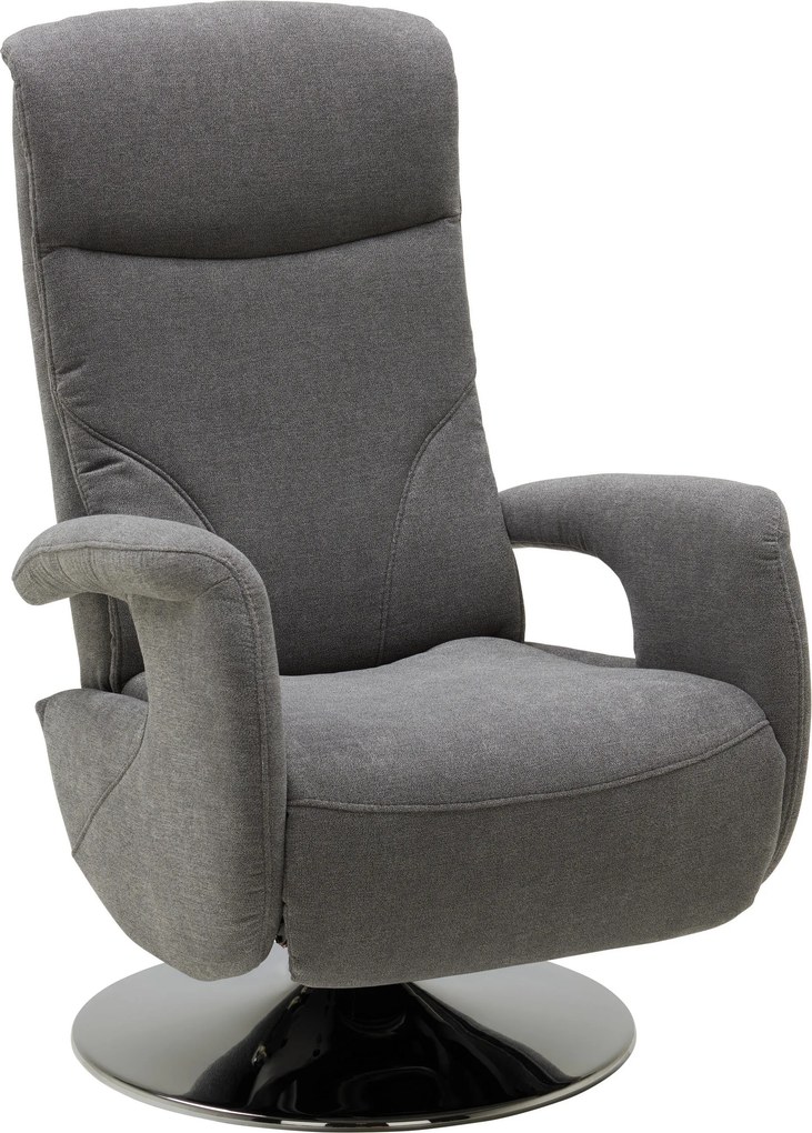 XXXLutz RELAXAČNÍ KŘESLO, textil, šedá Dieter Knoll - Relaxační křesla - 000436013014