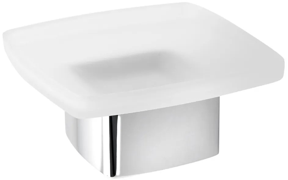 Gedy Lounge mýdlenka na postavení mléčné sklo chrom 545113