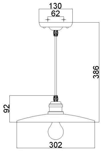 Feiss FE-URBANRWL-P-E - Lustr na lanku URBAN RENEWAL 1xE27/60W/230V bronz