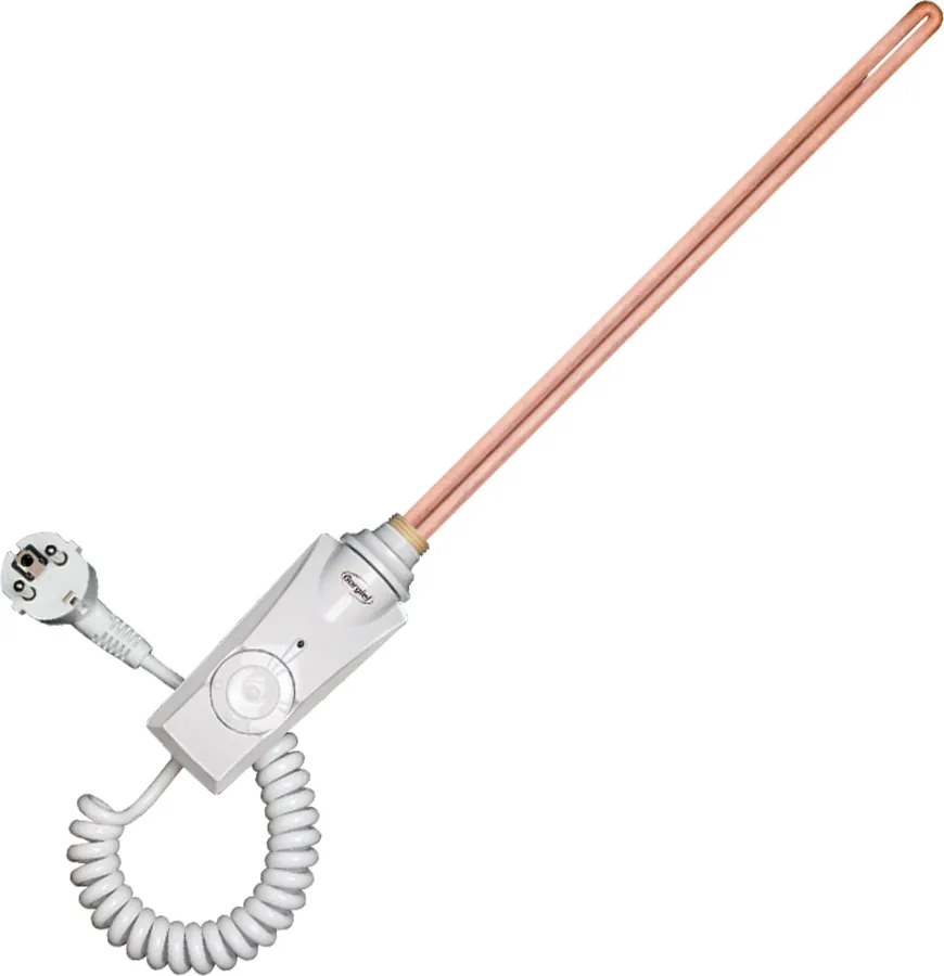 BPS-koupelny GE Elektrické topné těleso s termostatem (300 - 900 W) Barva: Bílá, Výkon (W): 900
