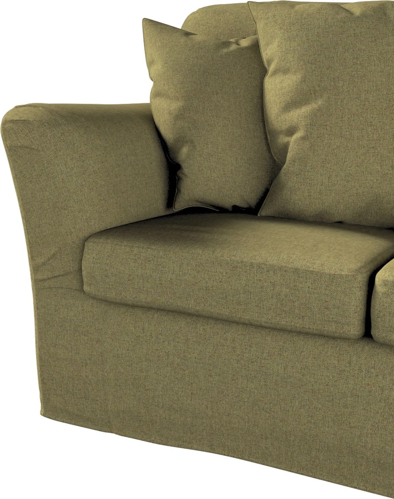 Potah na pohovku IKEA Tomelilla 3-místná nerozkládací barva zelená látka pletený vzor