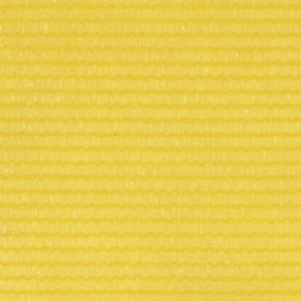 310999 vidaXL Balkonová zástěna žlutá 90 x 600 cm HDPE