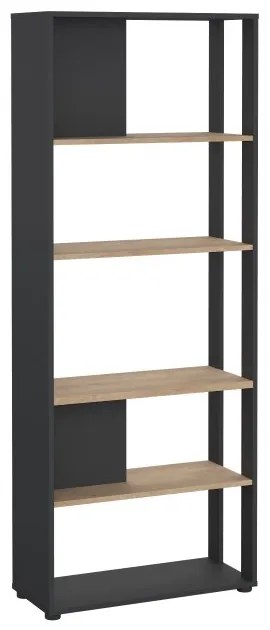 FALCO Knihovna Sign 65592 šedý mat/jackson hickory