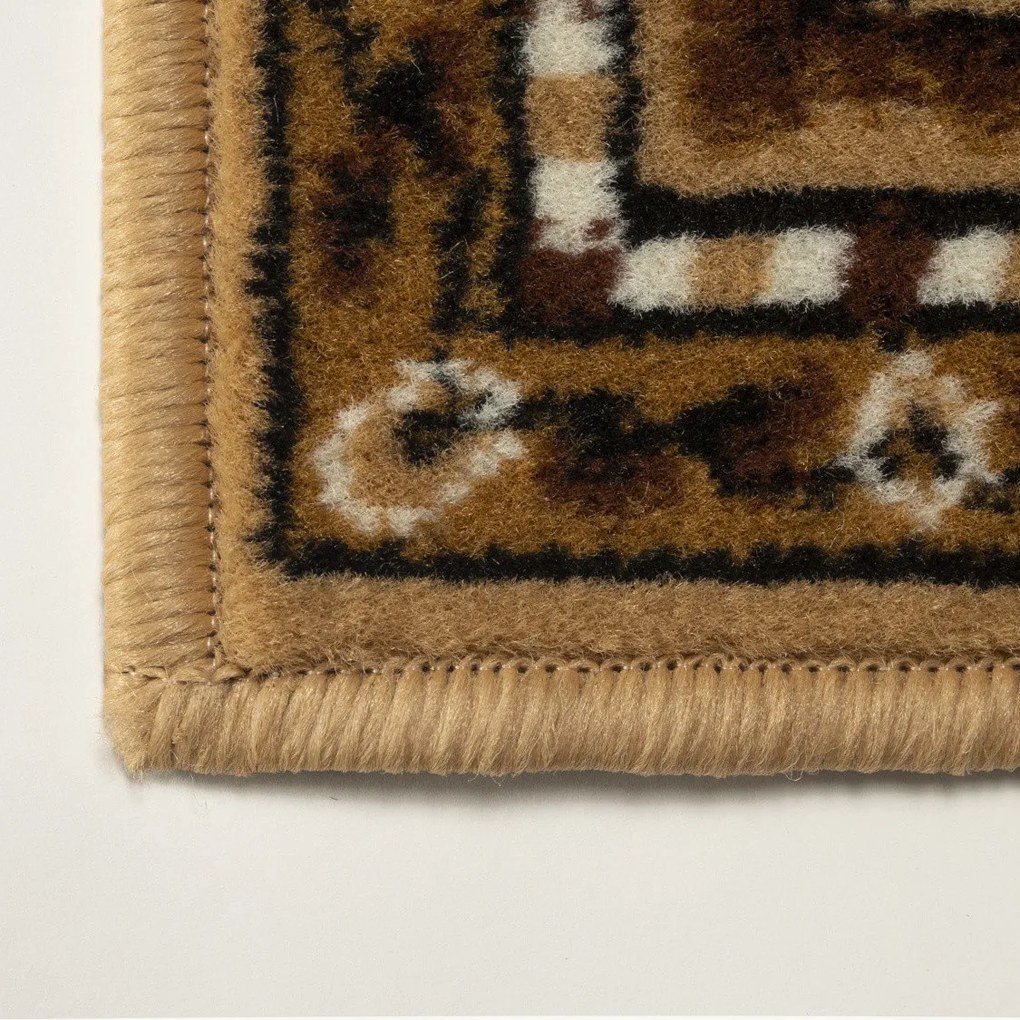 Alfa Carpets, Běhoun na míru TEHERAN T-102 beige, šíře 120 cm, béžová, chodba / předsíň
