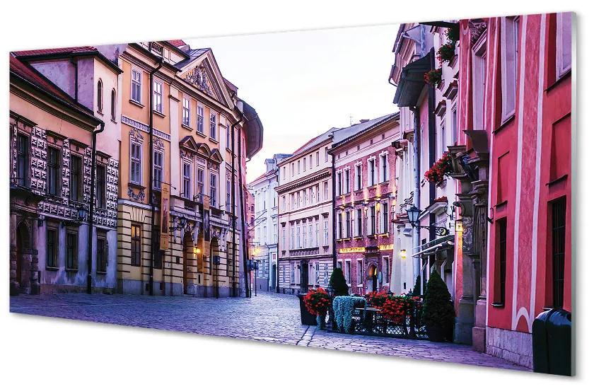 akrylový obraz Krakow Old Town 125x50 cm