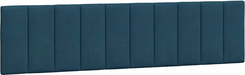 Rám postele bez matrace modrý 90 x 190 cm samet 3207897