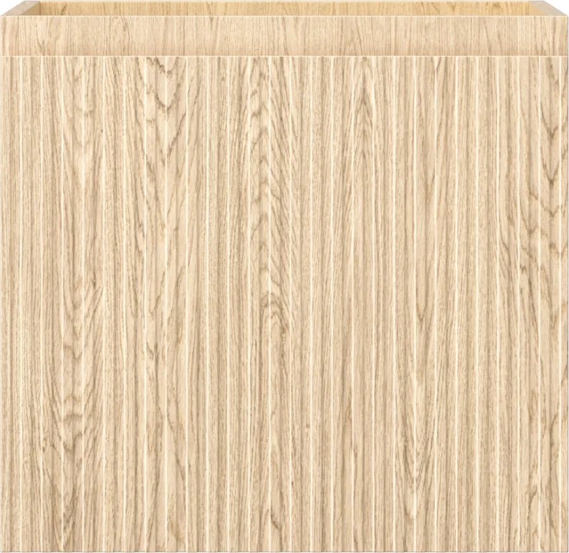 Mexen Rivel, koupelnová skříňka 50 cm, 1 zásuvka, drážkovaná, dub, 91A20-05047-1-BF81