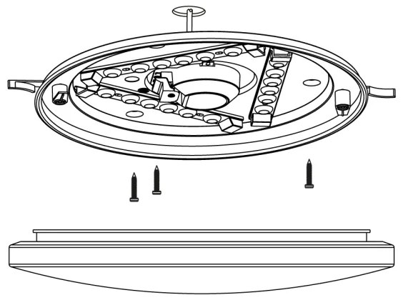 Eglo 97877 - LED Stropní svítidlo FRANIA-S LED/11,5W/230V