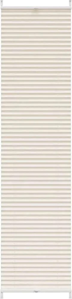 Plisovaná roleta 40 x 200 cm krémová 240620