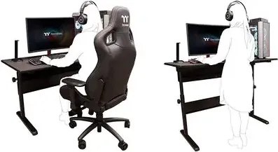 THERMALTAKE Level 20 GT BattleStation / herní stůl / Š: 150cm / V: 73.