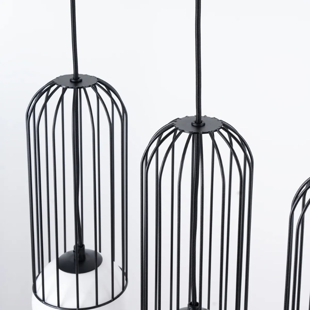 Sollux Lighting Závěsné svítidlo BRINA 3L Černá