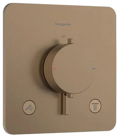 Hansgrohe Ecostat Comfort Q sprchová a vanová baterie bez podomítkového tělesa kartáčovaný bronz 33713140