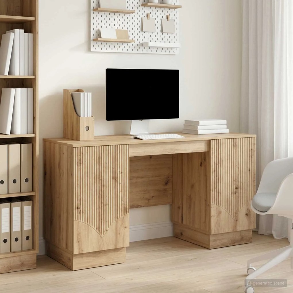 Stůl Dub artisan 142,5 x 50 x 75 cm Kompozitní dřevo 3414629