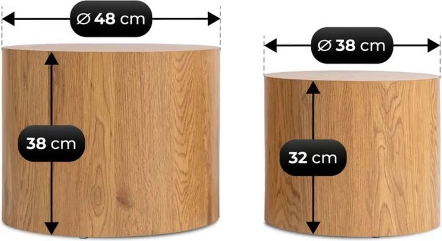 Konferenční stolek Dokom, dub