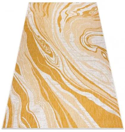 koberec SISAL SION Mramor 22169 ploché tkaní ecru / žlutá / béžový velikost 180x270 cm | krásné koberce cz