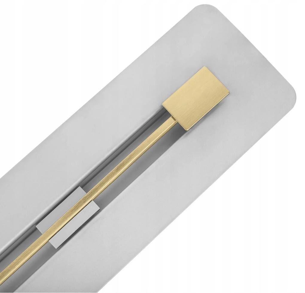 Odtokový žlab REA Neo Ultra Slim Pro 60 cm, zlatá kartáčovaná