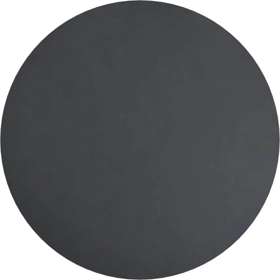 vidaXL Čajový stolek 48 cm MDF a železo [331672] Barva: Černá