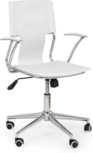 Kancelářská židle Una  čalounění / kov Barva: Bílá