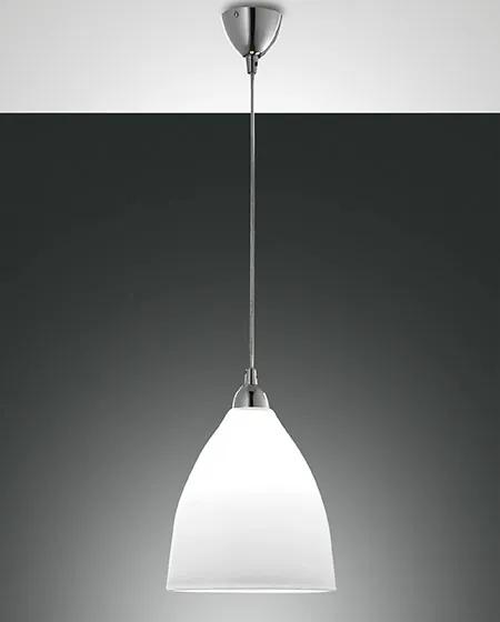 Fabas 2907-45-102 Provenza 2907, závěsné svítidlo, 1x60W, kov, bílé stínítko, průměr 27cm