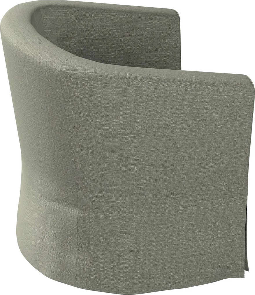 Potah na křeslo IKEA Ektorp Tullsta barva šedá látka pletený vzor