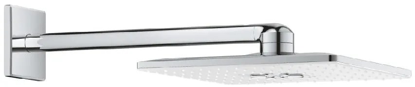 Grohe Rainshower SmartActive Cube - Hlavová sprcha 310, sprchové rameno 43 cm, 2 proudy, měsíční bílá 26479LS0