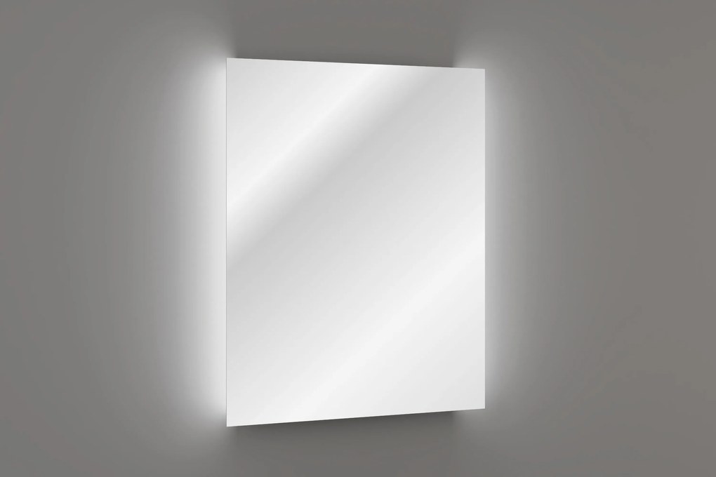 Comad Závěsné zrcadlo s LED osvětlením Aura LED 60x80 cm