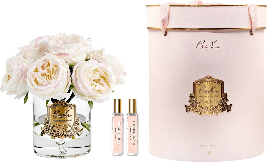 Côte Noire Garden Rose Bouquet parfémovaná kytice Pink Blush