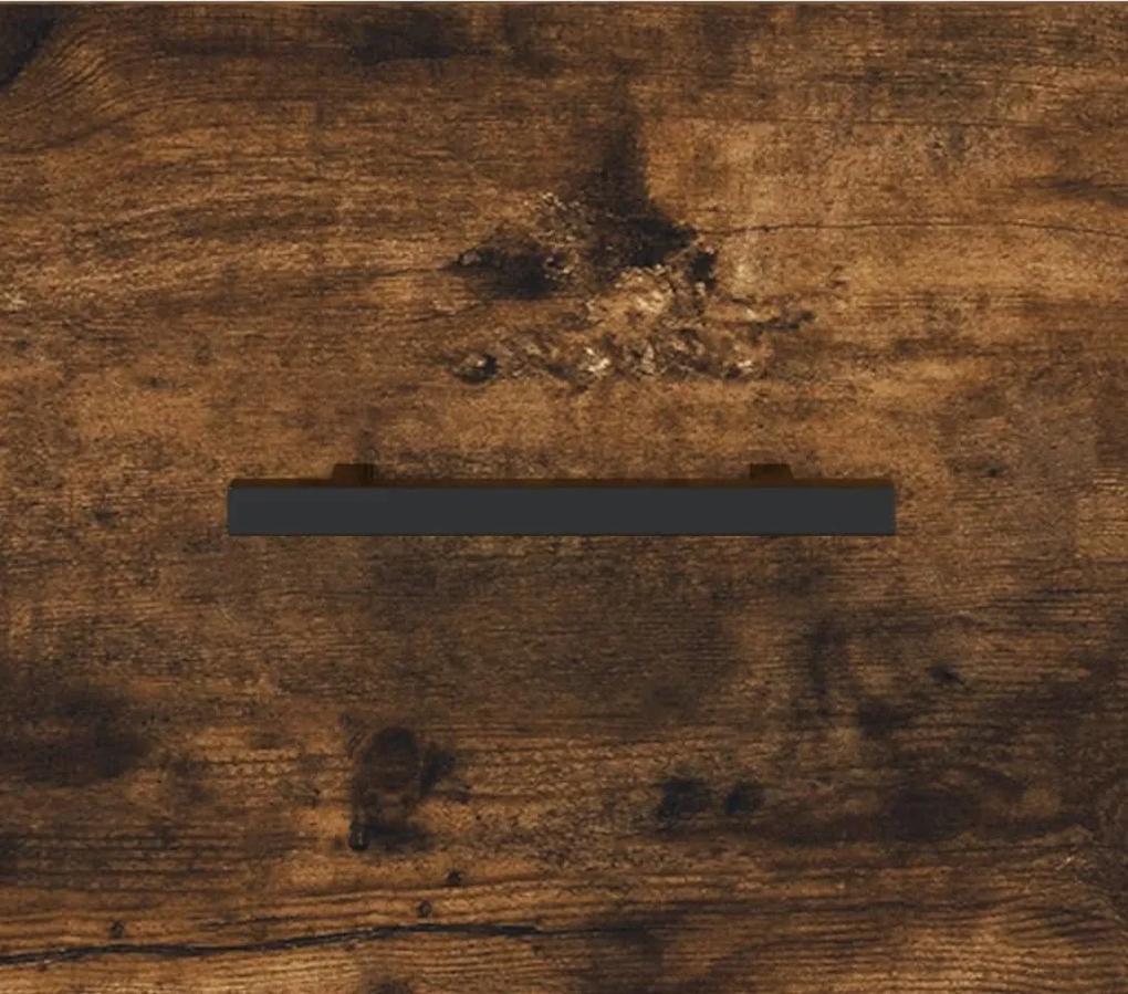vidaXL Nástěnná skříňka 60 x 36,5 x 35 cm kompozitní dřevo [830049] Barva: kouřový dub