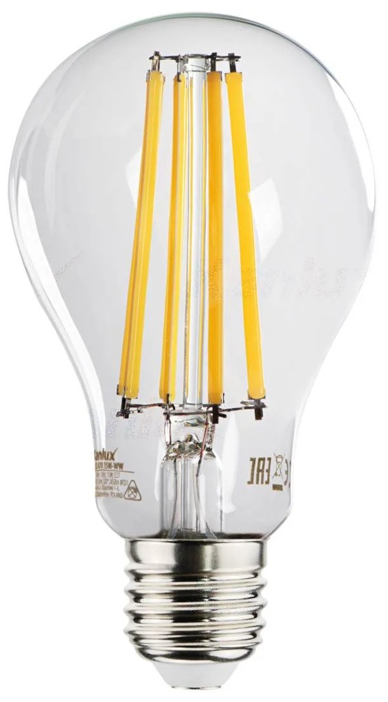 LED filamentová žárovka LUMINES, E27, A70, 15W, teplá bílá Lumines K.L.X