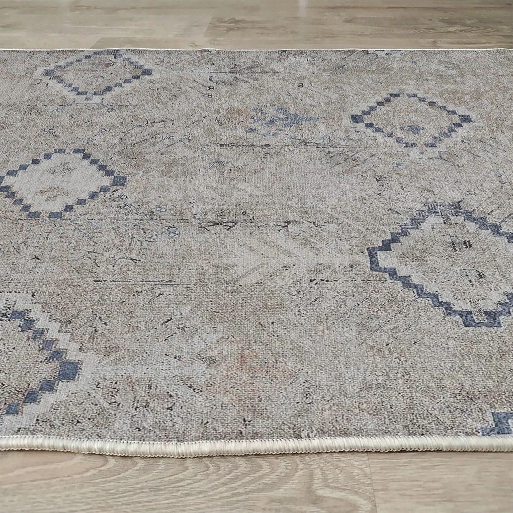 Conceptum Hypnose Kusový koberec Woopamuk033, Šedá, 100 x 300 cm