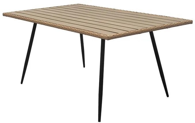 Autronic Zahradní stůl AZ-F1407 NAT 160x95 cm Odstín: Hnědá