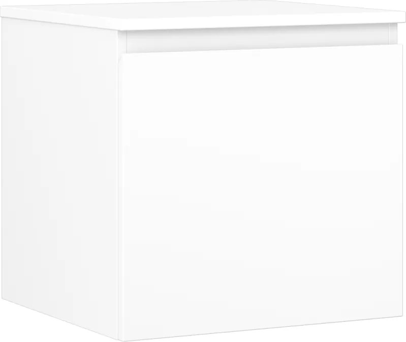 Mexen Orio, koupelnová skříňka 50 cm s horní částí, 1 zásuvka, bílá matná, 91A10-05047-1-BFC01