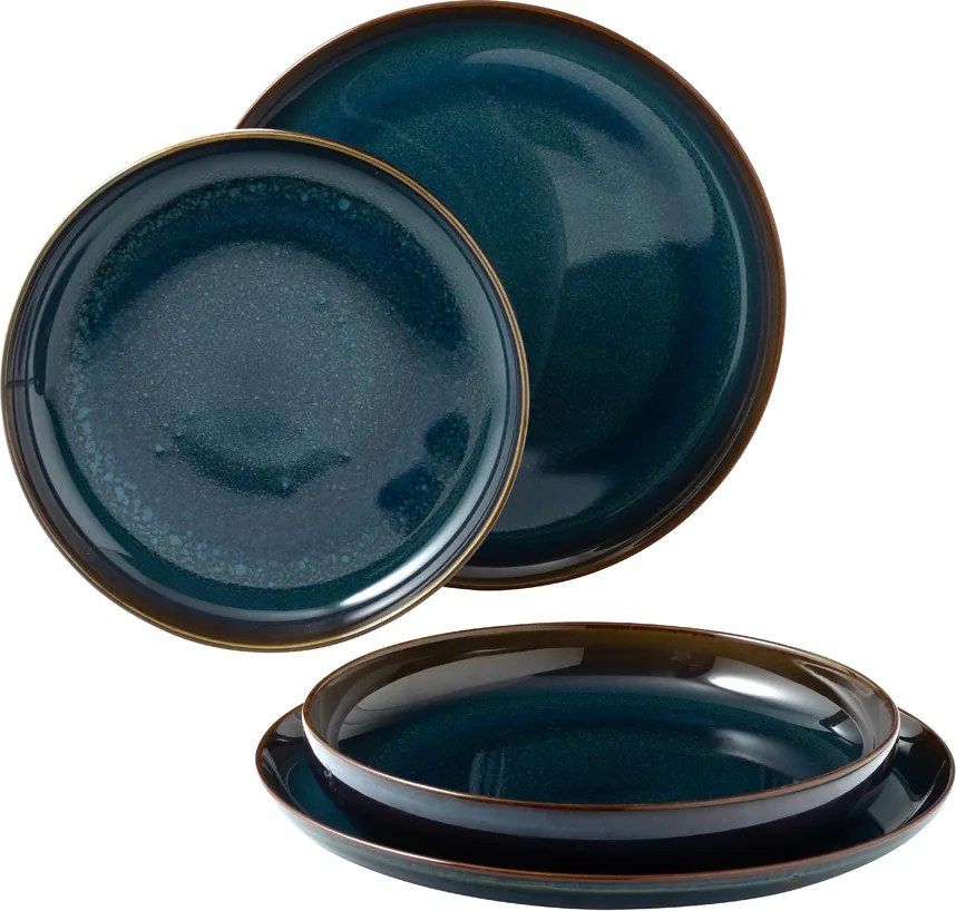 Villeroy&Boch Villeroy & Boch Crafted Denim sada jídelních talířů, 4 kusy