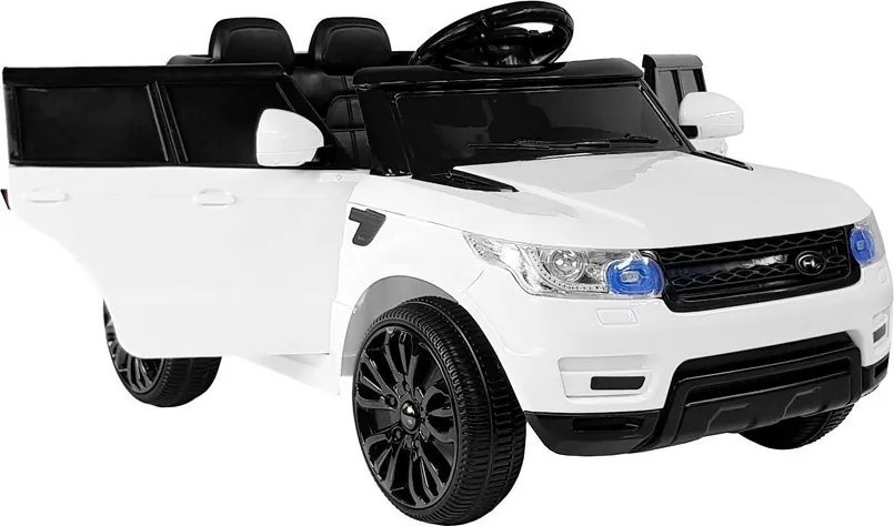 LEAN CARS Elektrické autíčko HL1638 s dálkovým ovládáním, MP3 a LED světlem bílé