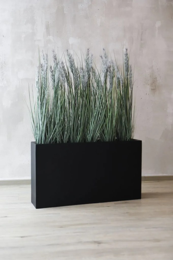 Květináč ELEMENTO SLIM, sklolaminát, šířka 90 cm, antracit
