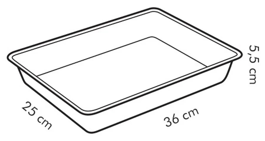 TESCOMA Plech na pečení hluboký s plastovým poklopem DELÍCIA 36 x 25 cm
