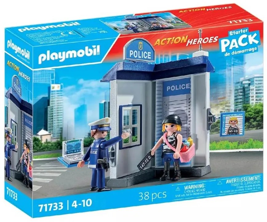 Playmobil 71733 starter pack policejní služebna