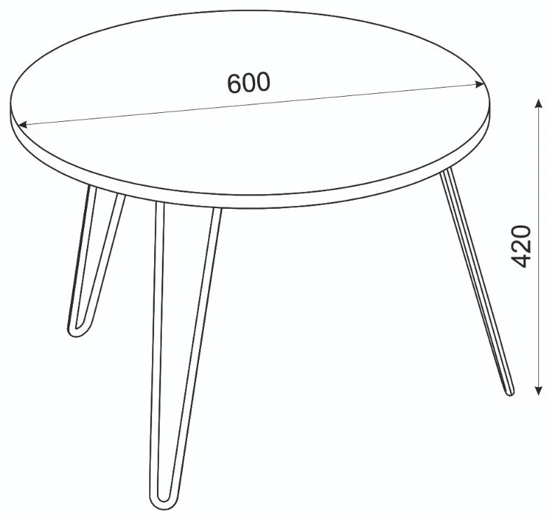 Casarredo Konferenční stolek RUMA sapphire