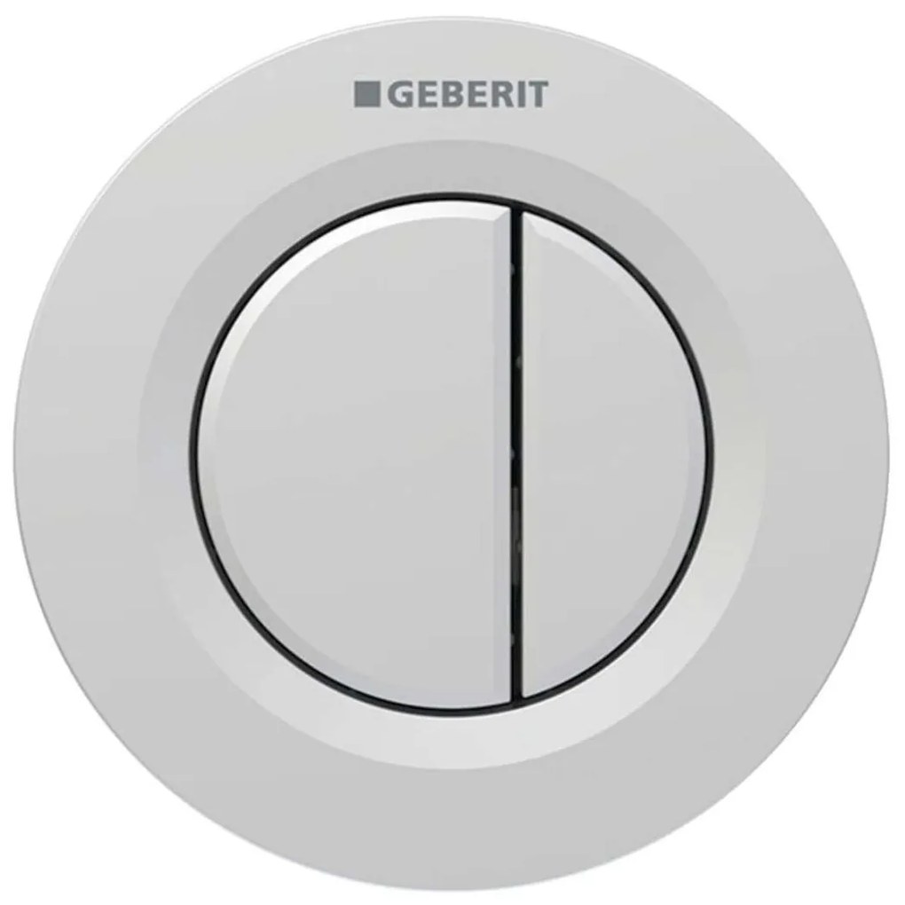 Geberit - Oddálené ovládání splachování typ 01, 2-činné, easy to clean, matný chrom 116.042.JQ.1