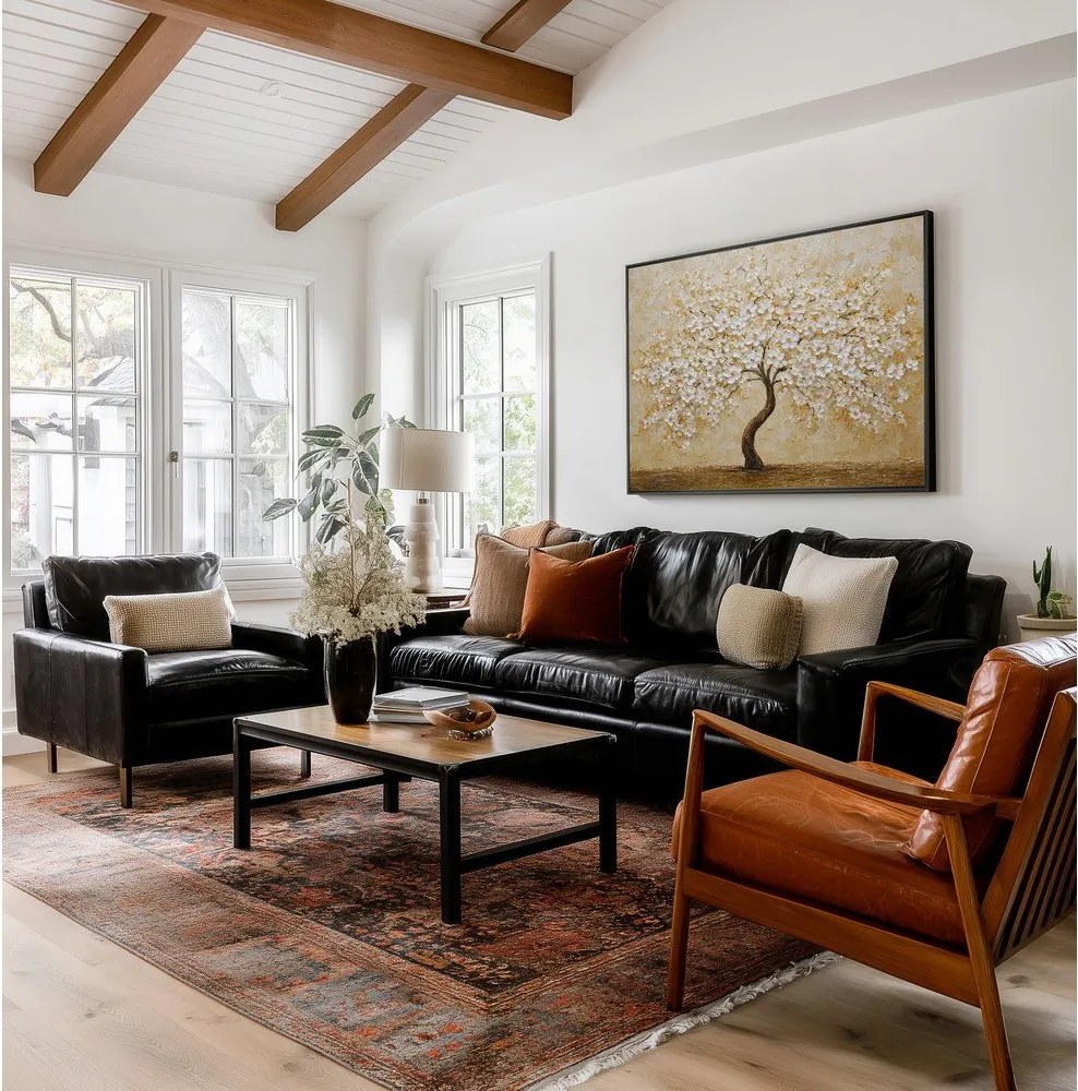 Tištěný obraz s rámem 80x60 cm Golden Tree – Styler