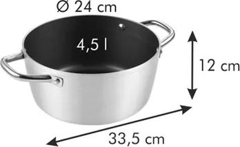 TESCOMA Kastrol GrandCHEF ø 24 cm, 4,5 l