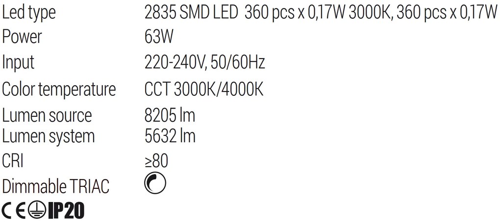 Světla a lustry REDO GROUP Redo ORBIT designové stropní svítidlo 01-3305 LED 63W/CCT 3000K/4000K/bílá barva
